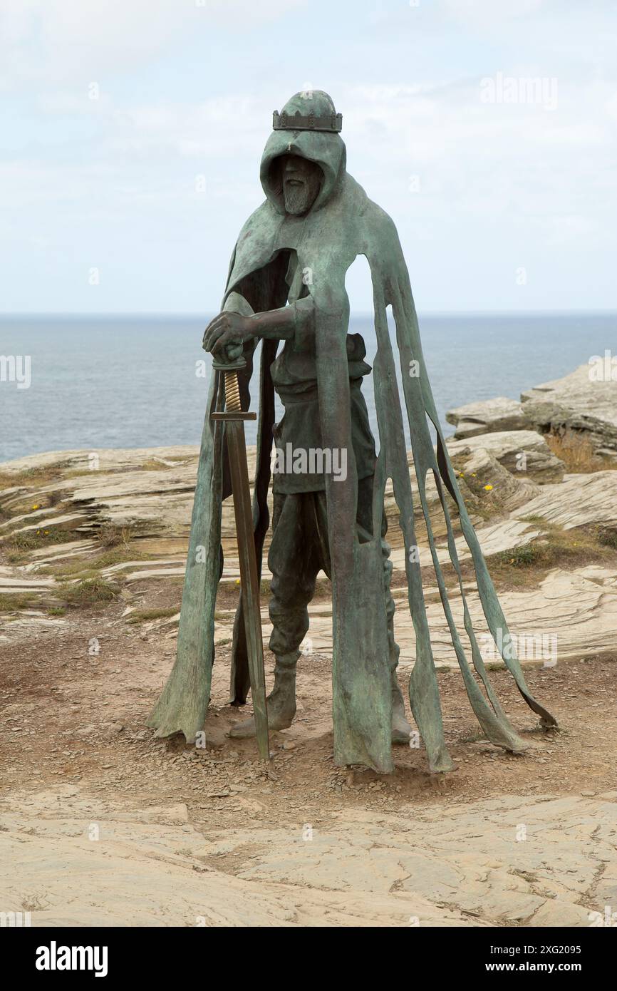 Tintagel headland Cornwall Stock Photo - Alamy