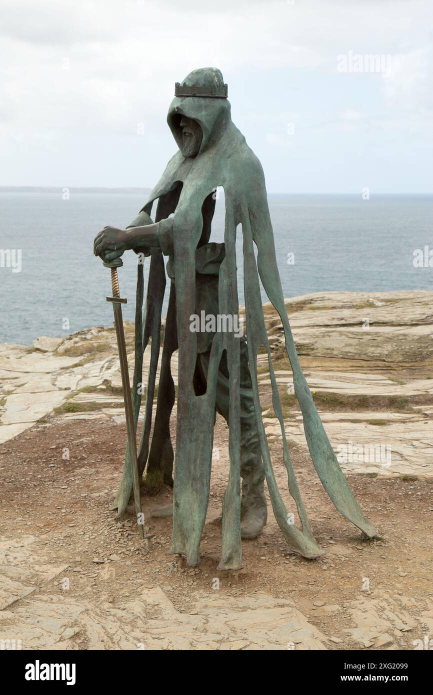Tintagel headland Cornwall Stock Photo - Alamy