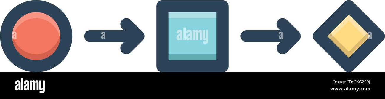 Icon for sequences,hierarchy Stock Vector Image & Art - Alamy