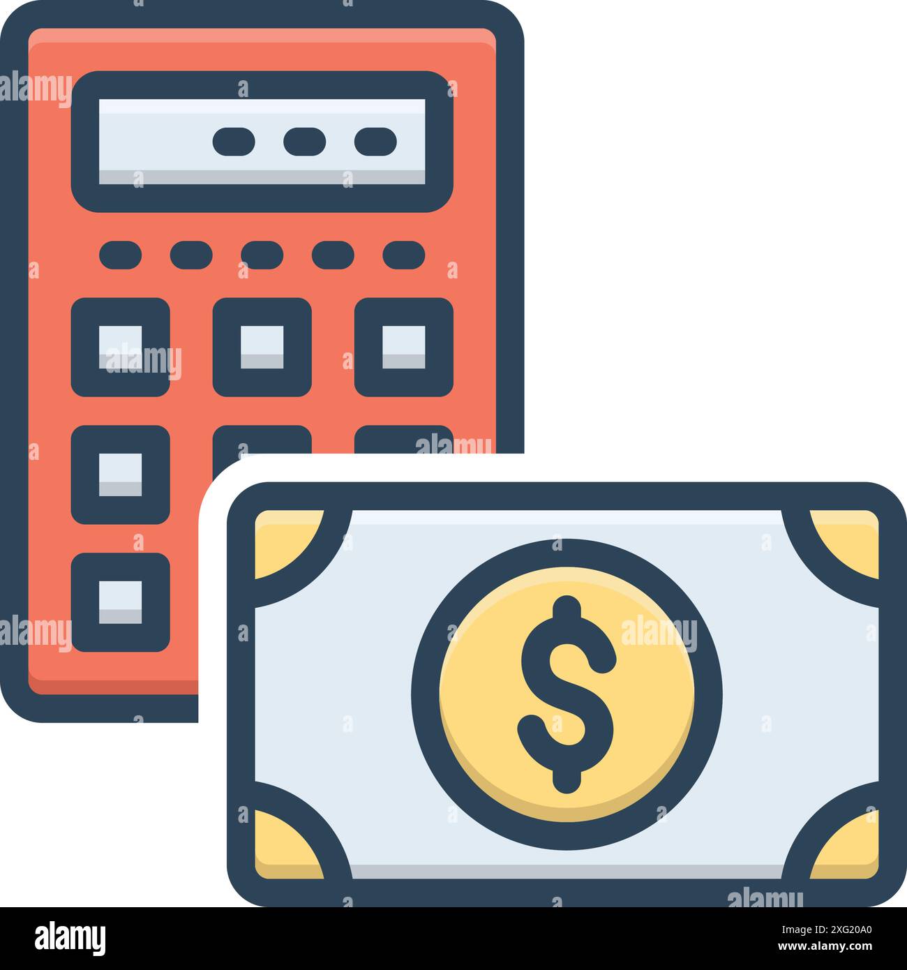 Icon for estimate calculation Stock Vector Image & Art - Alamy