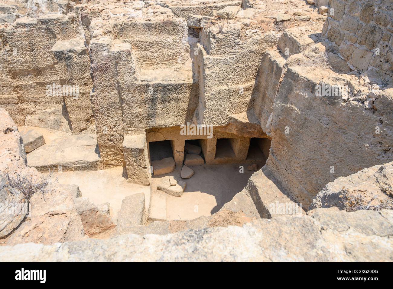 Tombs kings paphos cyprus interior hi-res stock photography and images ...