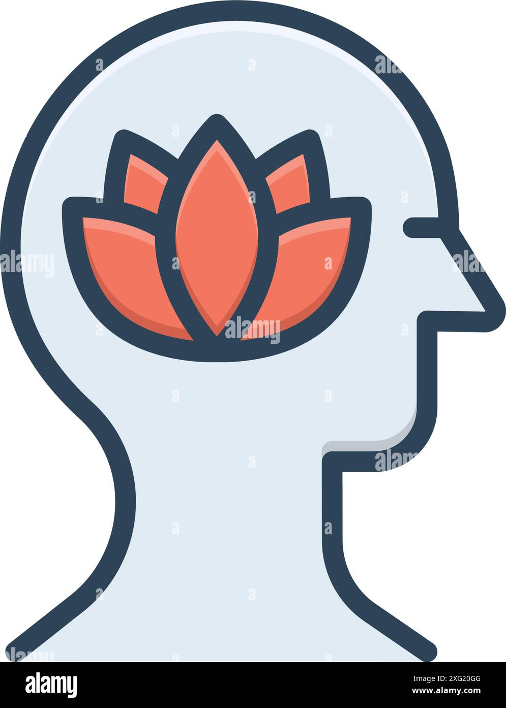 Peaceful meditate Stock Vector Images - Alamy