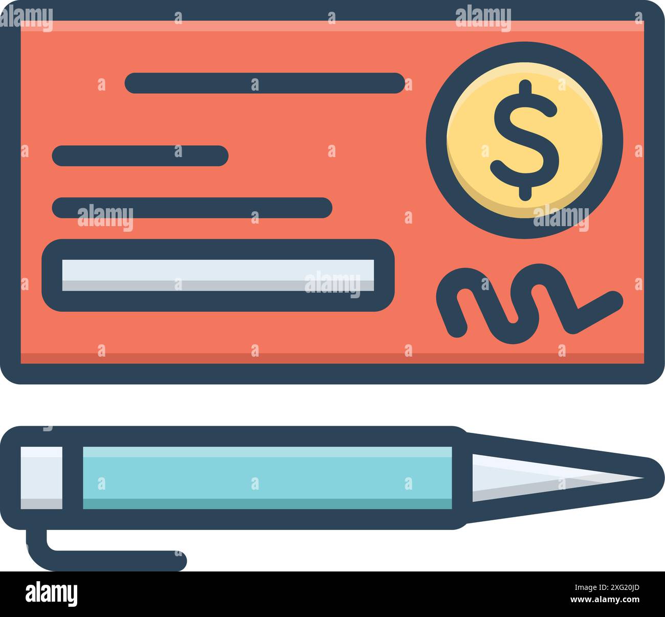 Icon for bank check payment,bank,payment Stock Vector Image & Art - Alamy