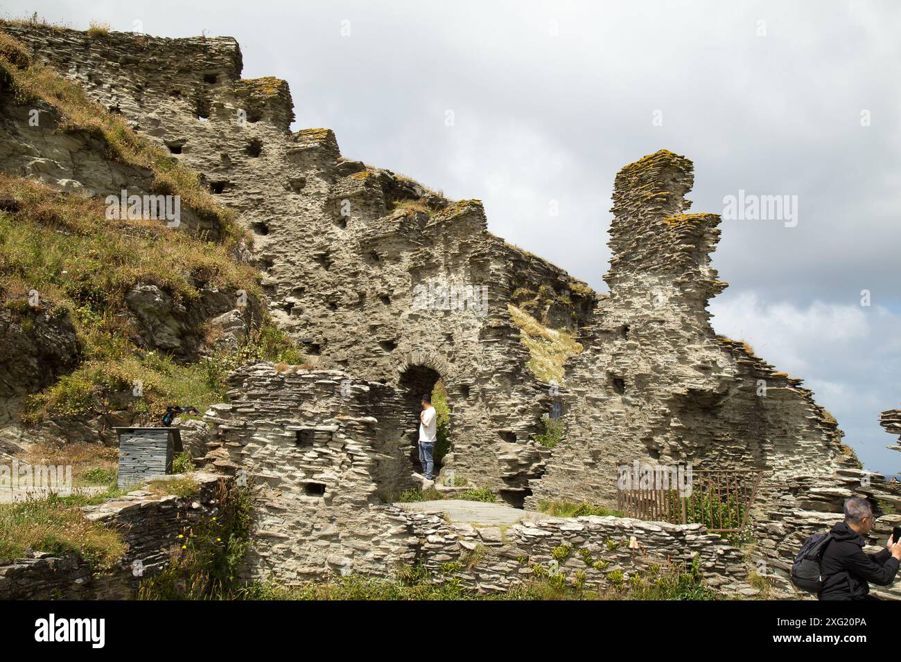 Tintagel headland Cornwall Stock Photo - Alamy