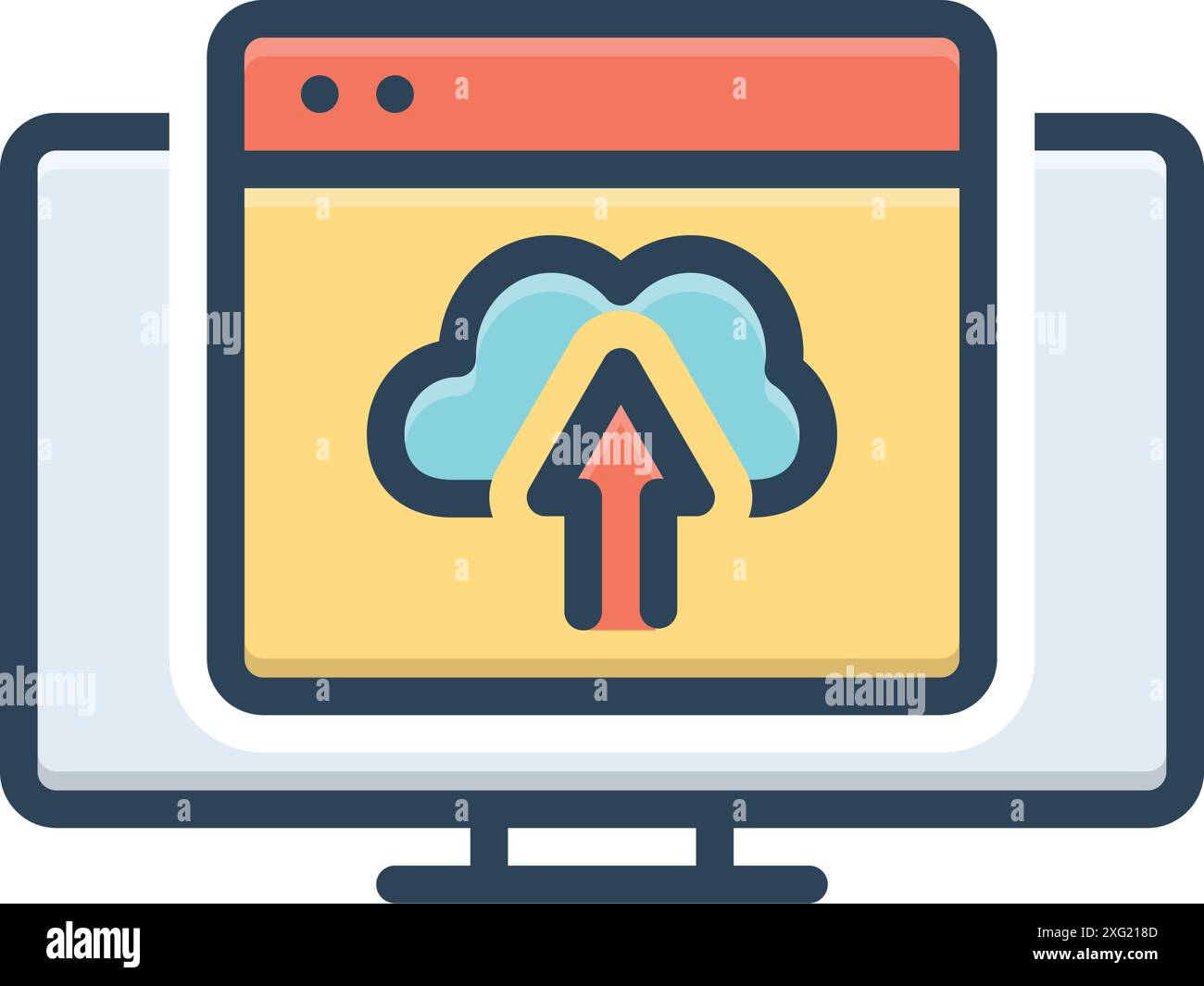 Icon for upload,transfer Stock Vector Image & Art - Alamy