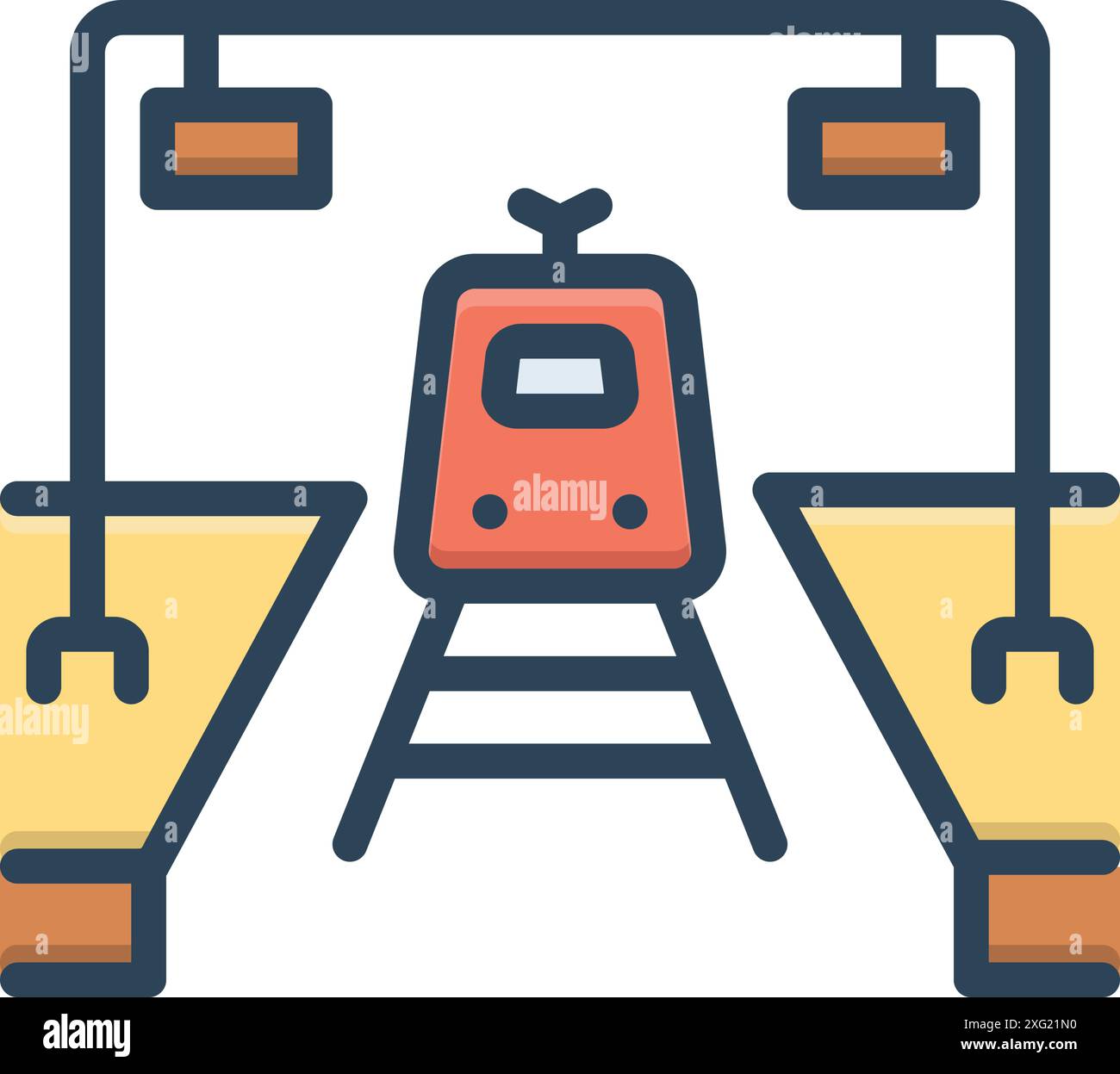 Platforms train Stock Vector Images - Alamy