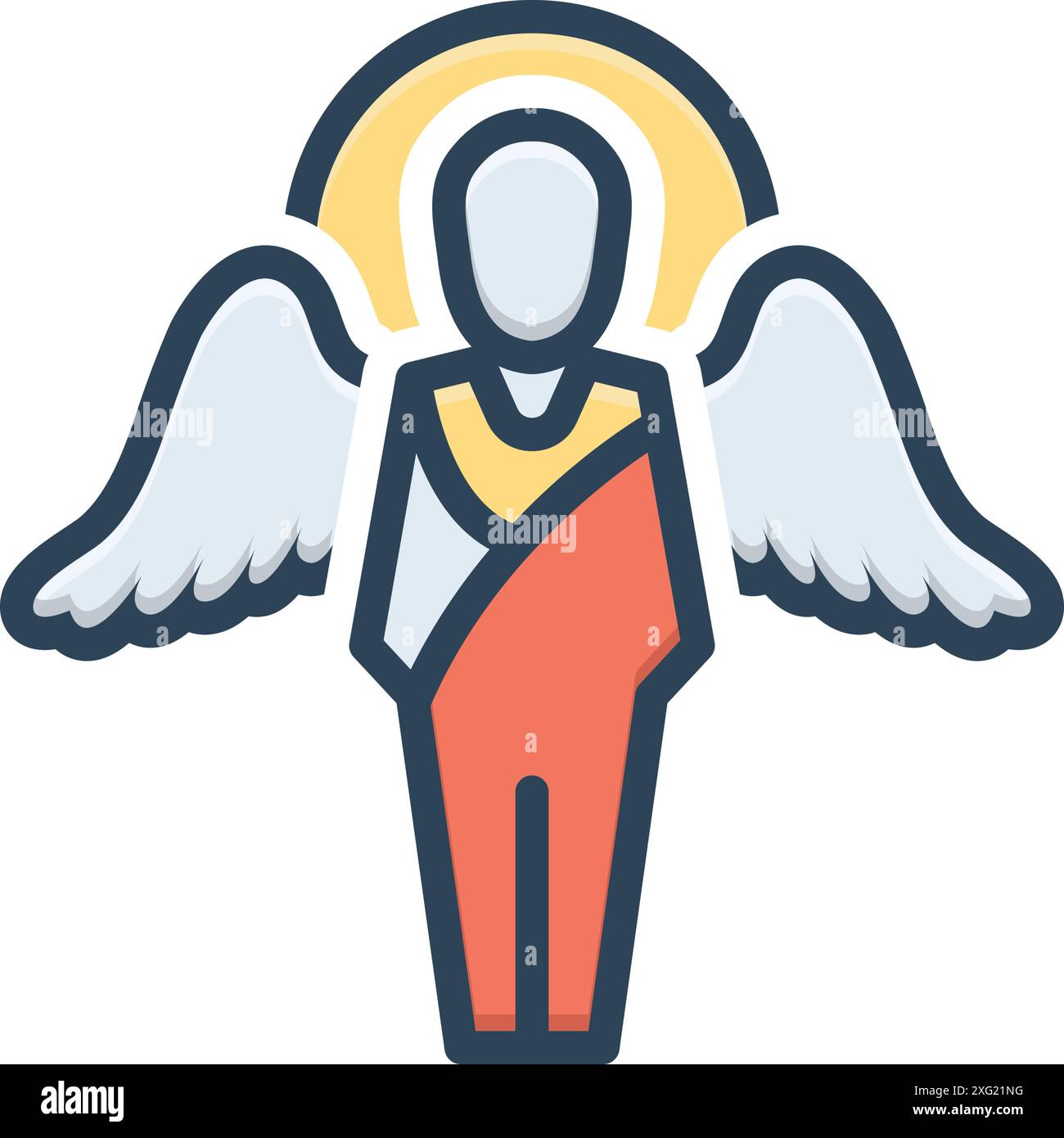 Archangel gabriel icon Cut Out Stock Images & Pictures - Alamy
