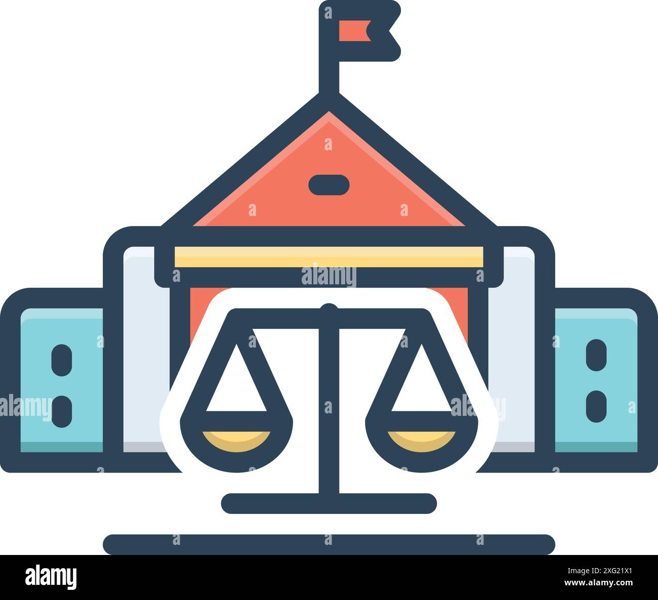 Icon for courts,authority Stock Vector Image & Art - Alamy
