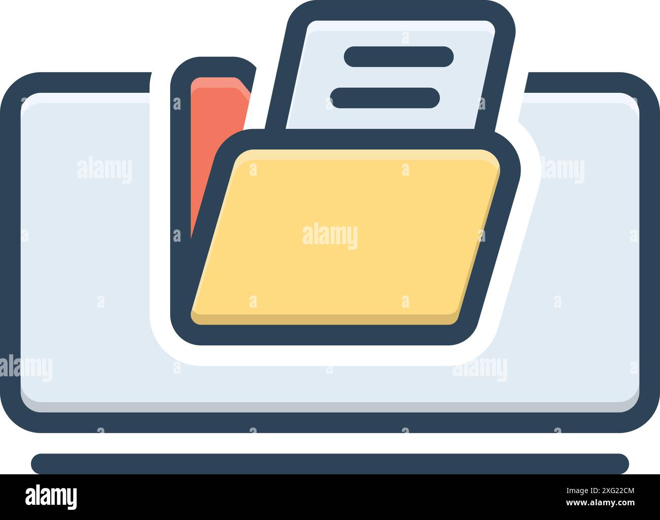 Icon for filing,folder Stock Vector Image & Art - Alamy