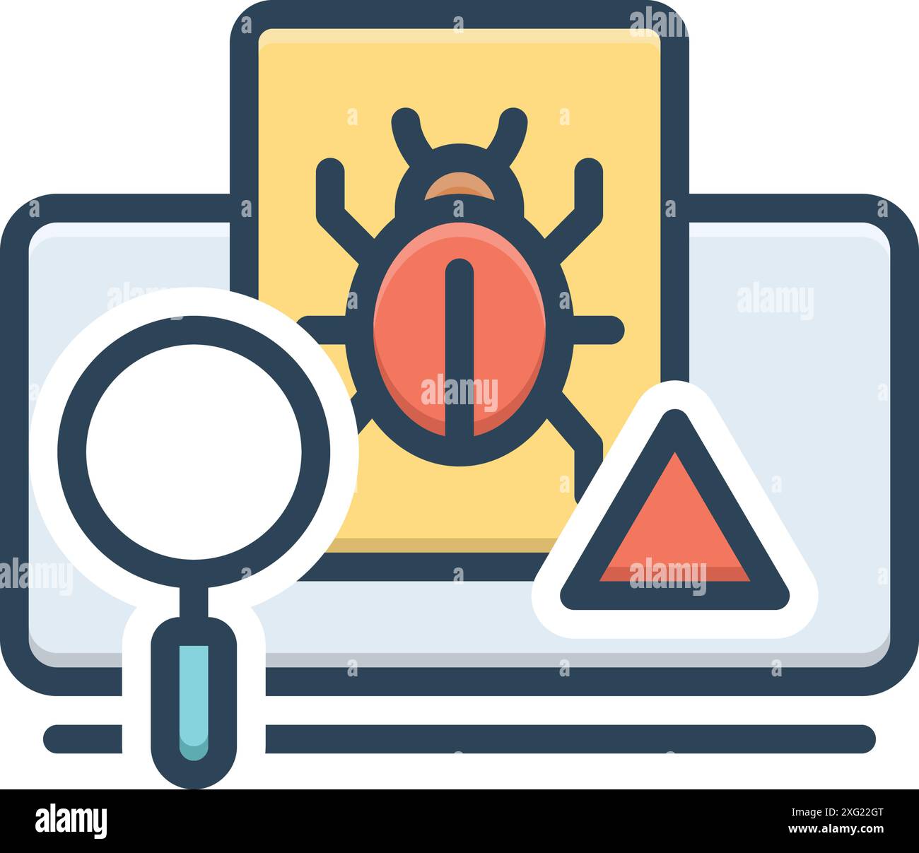 Icon for detection,ascertain Stock Vector Image & Art - Alamy
