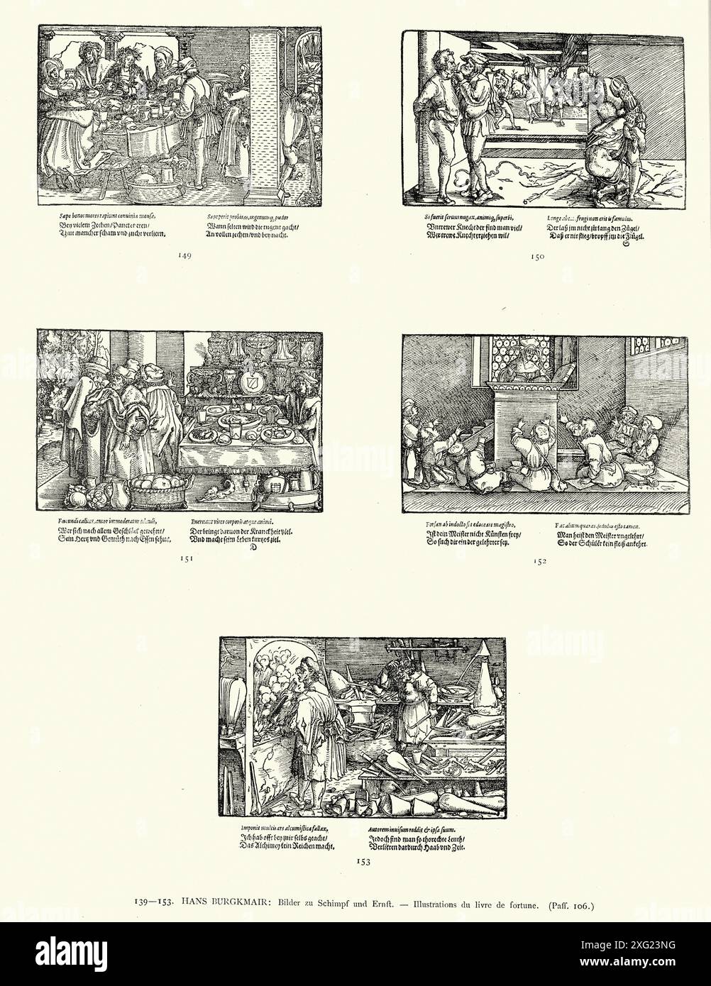 Allegory, Medieval history, German woodcut, Renaissance art, 15th ...