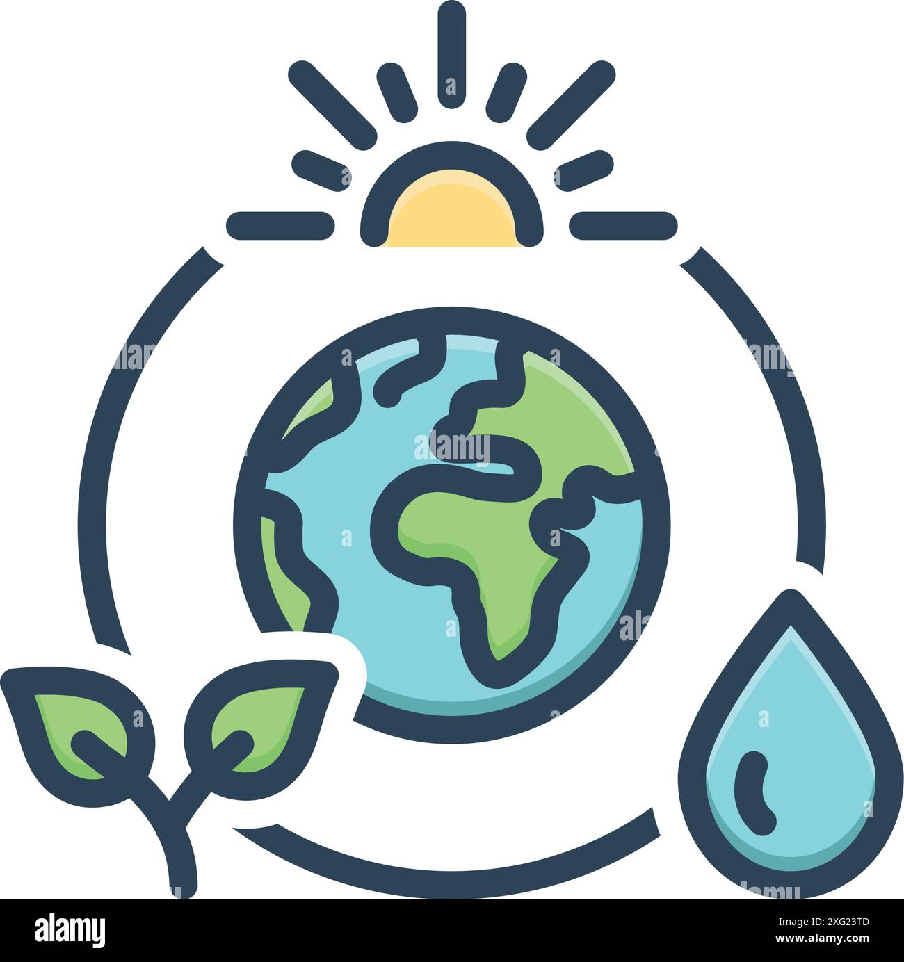 Ozone icon Stock Vector Images - Alamy