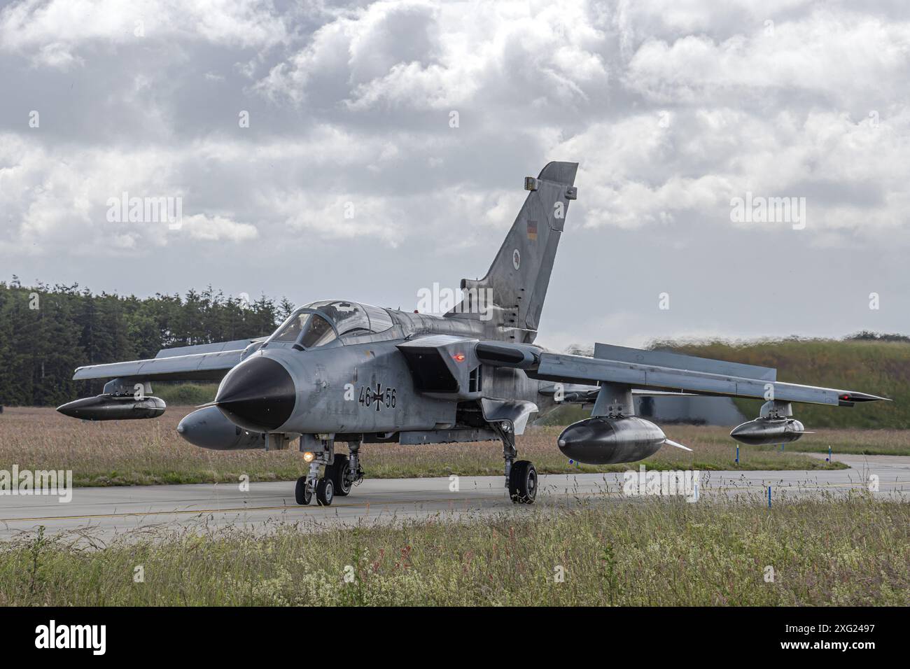 Bundeswehr NATO German Air Force Tornado GR4 during a NATO maneuver in ...