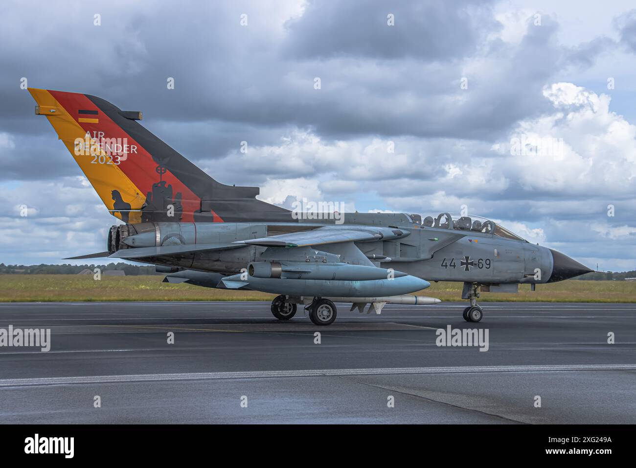 Bundeswehr NATO German Air Force Tornado GR4 during a NATO maneuver in ...