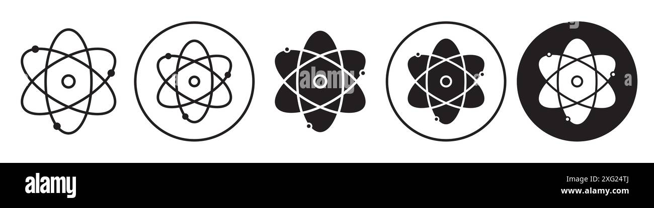 Atom Icon vector set collection for web vector set collection for app ...