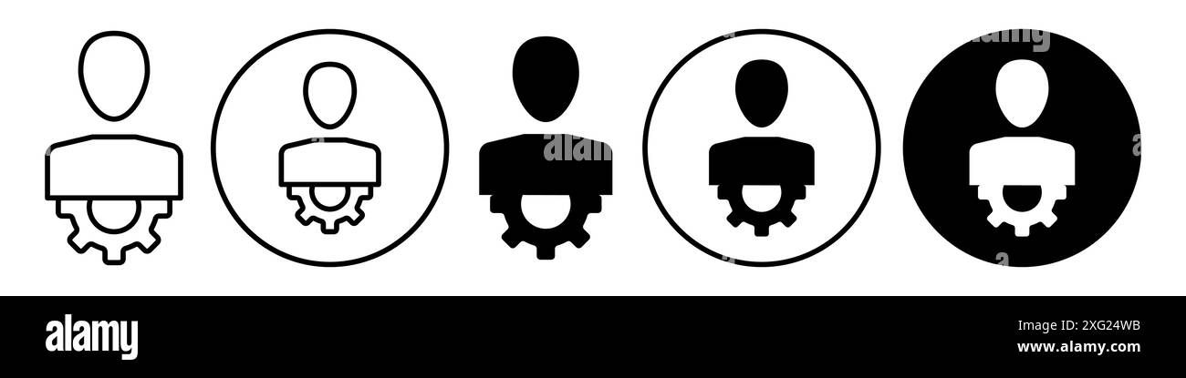 Admin icon vector set collection for web vector set collection for app ...