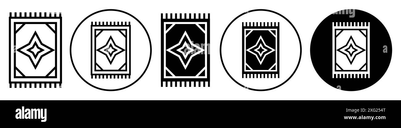 Carpet rug Icon vector set collection for web vector set collection for ...