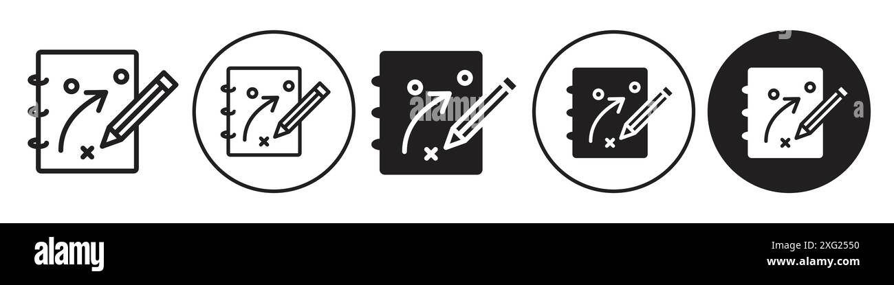 Brand Strategy Icon vector set collection for web vector set collection for app ui Stock Vector ...