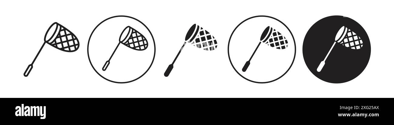 Catching net icon vector set collection for web vector set collection ...