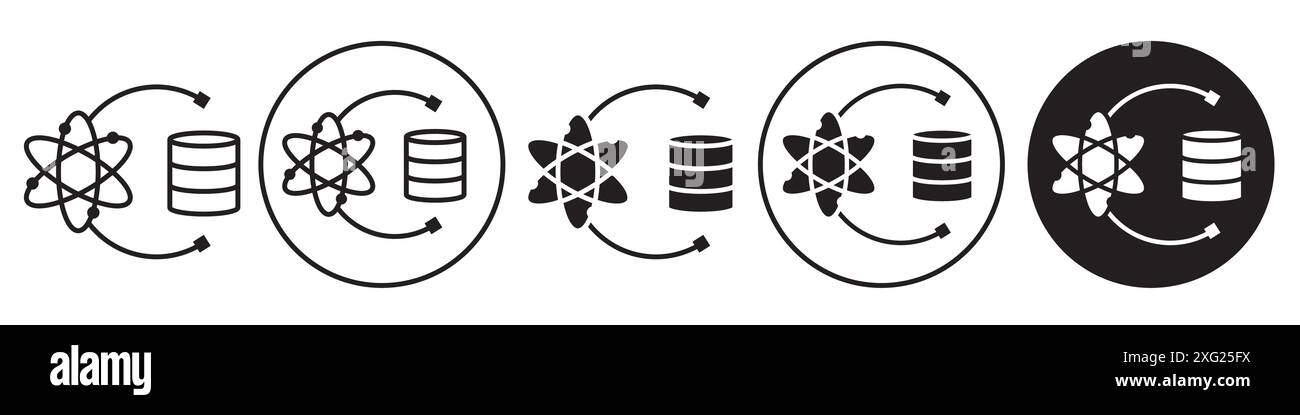 Data Science Icon vector set collection for web vector set collection ...