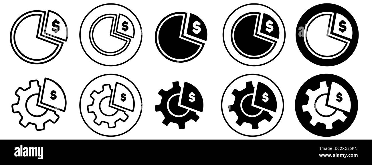 Equity icon vector set collection for web vector set collection for app ui Stock Vector Image ...