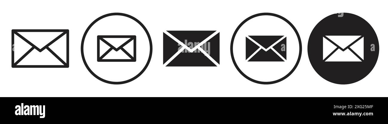 Email Icon vector set collection for web vector set collection for app ...