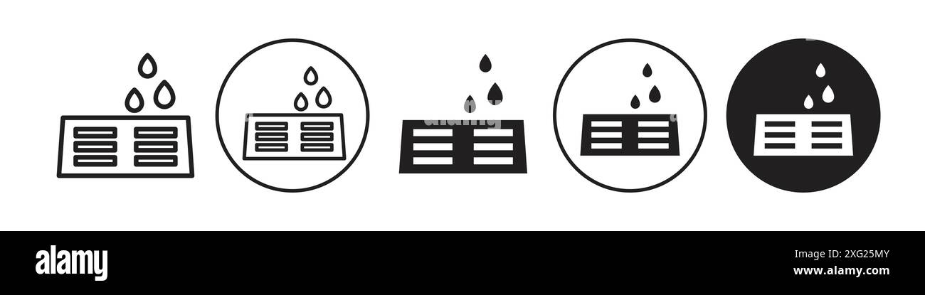 Drain icon vector set collection for web vector set collection for app ...