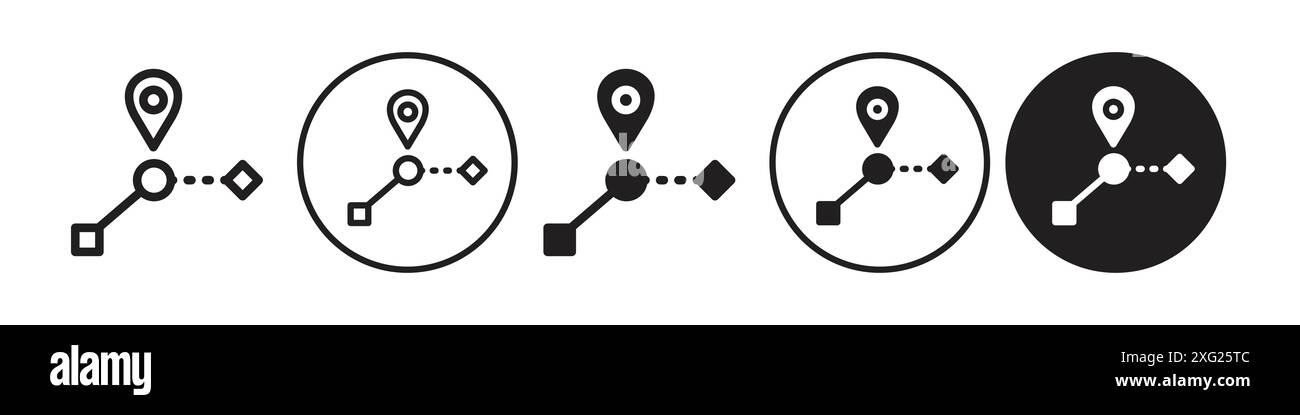 halfway icon vector set collection for web vector set collection for app ui Stock Vector Image ...