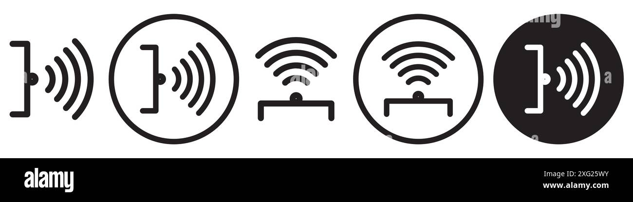 Infrared Icon vector set collection for web vector set collection for app ui Stock Vector Image ...