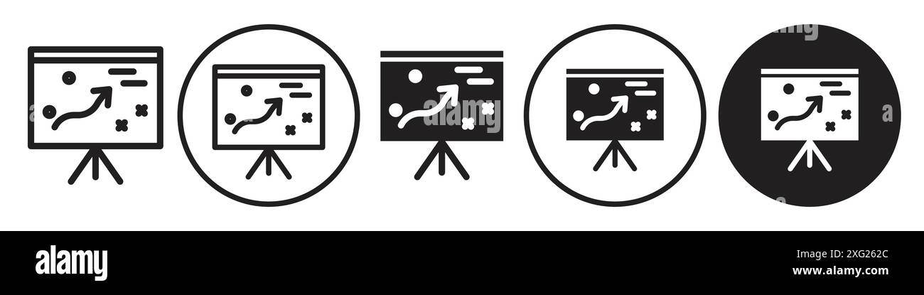 Marketing Plan Icon vector set collection for web vector set collection for app ui Stock Vector ...