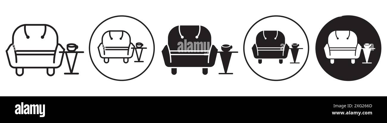 Lounge Icon vector set collection for web vector set collection for app ...