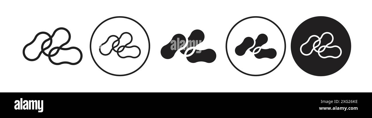 Rubber bands icon vector set collection for web vector set collection ...