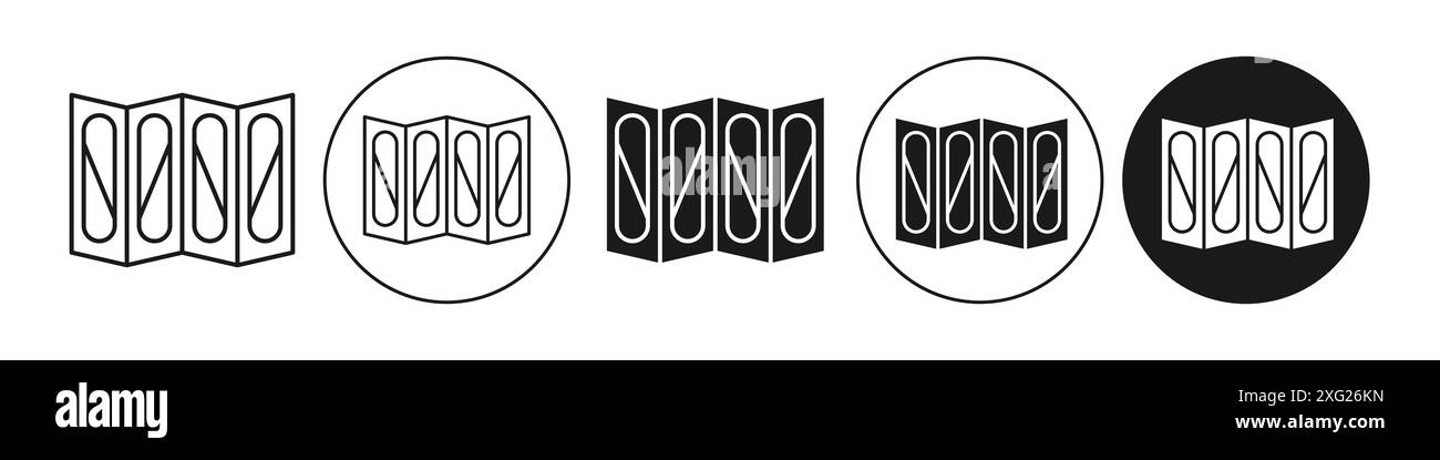 Room Divider icon vector set collection for web vector set collection ...