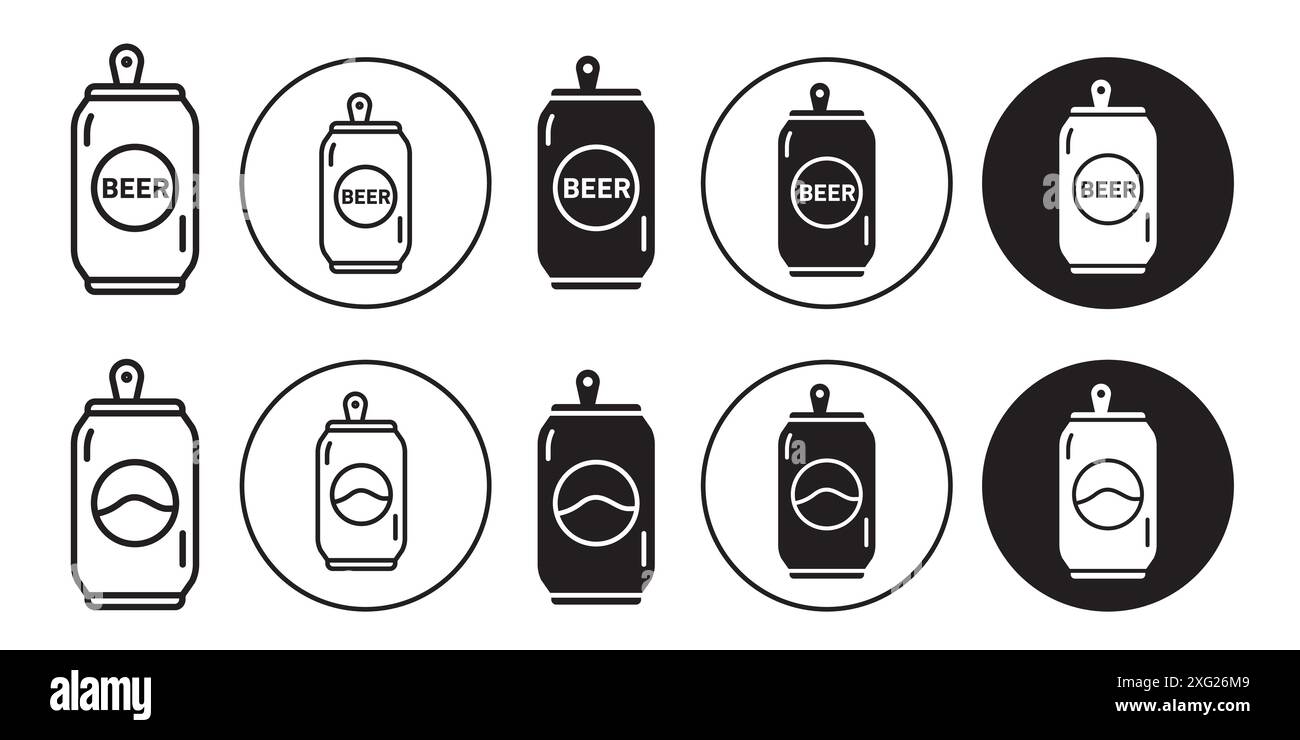 Tin can icon vector set collection for web vector set collection for ...