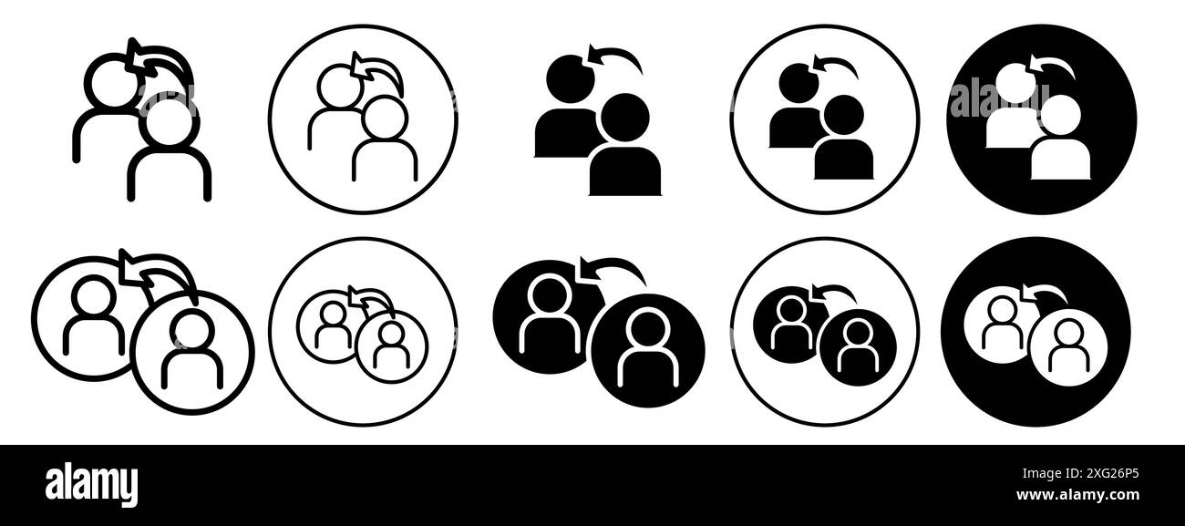 Refer Icon vector set collection for web vector set collection for app ui Stock Vector Image ...