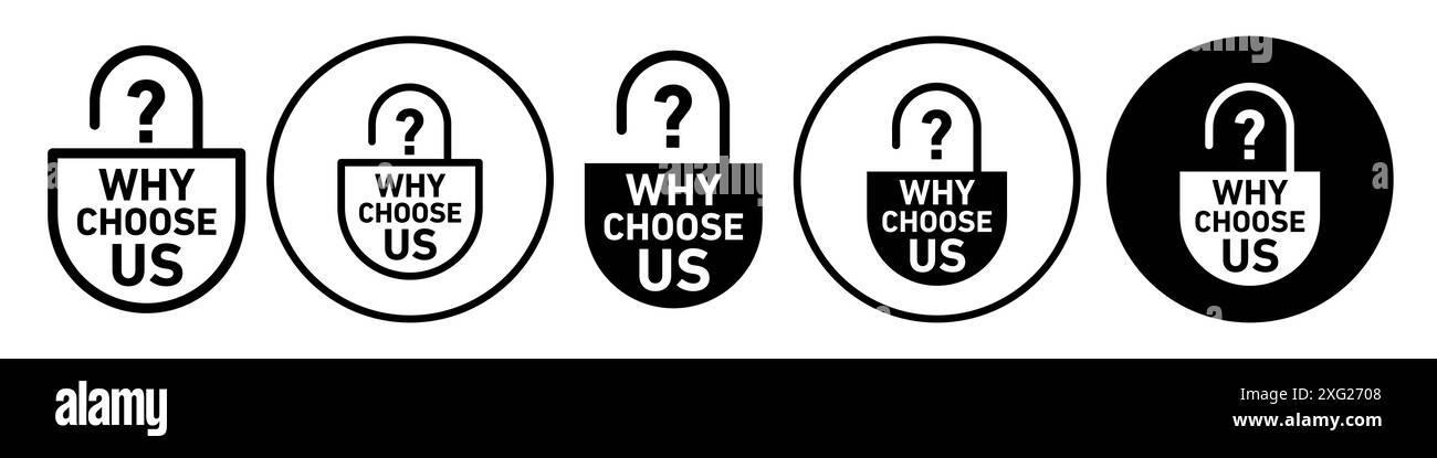 Why choose us Icon vector set collection for web vector set collection ...