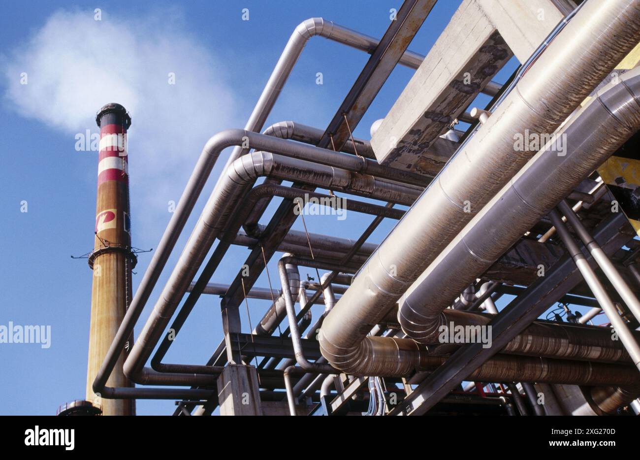 Oil refinery. Biscay. Spain Stock Photo - Alamy