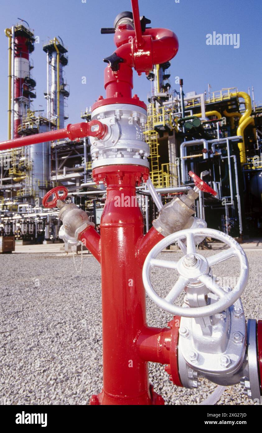 Oil refinery fire hydrant oil hi-res stock photography and images - Alamy