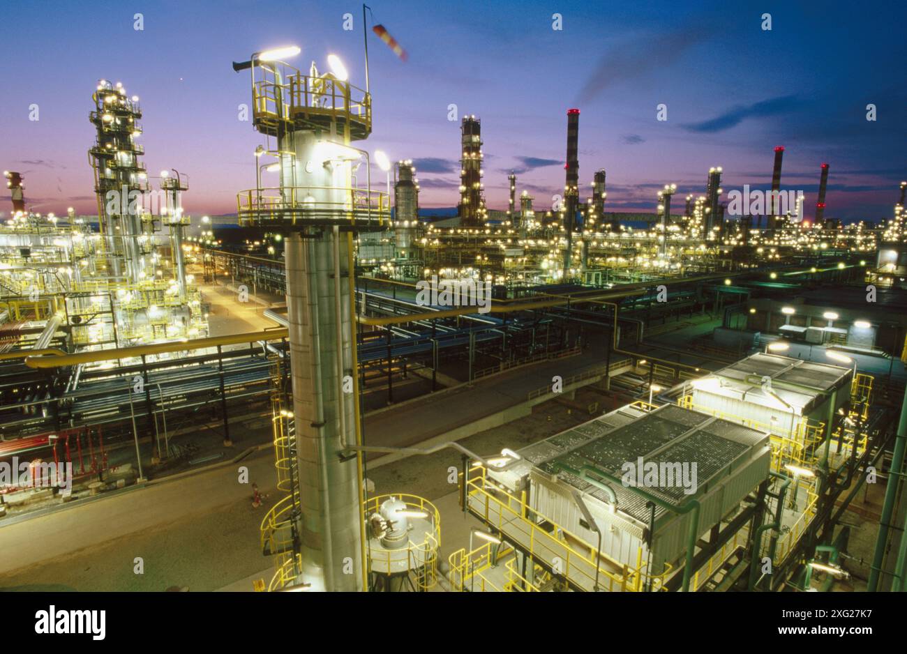Repsol-YPF oil refinery. Tarragona province. Spain Stock Photo - Alamy