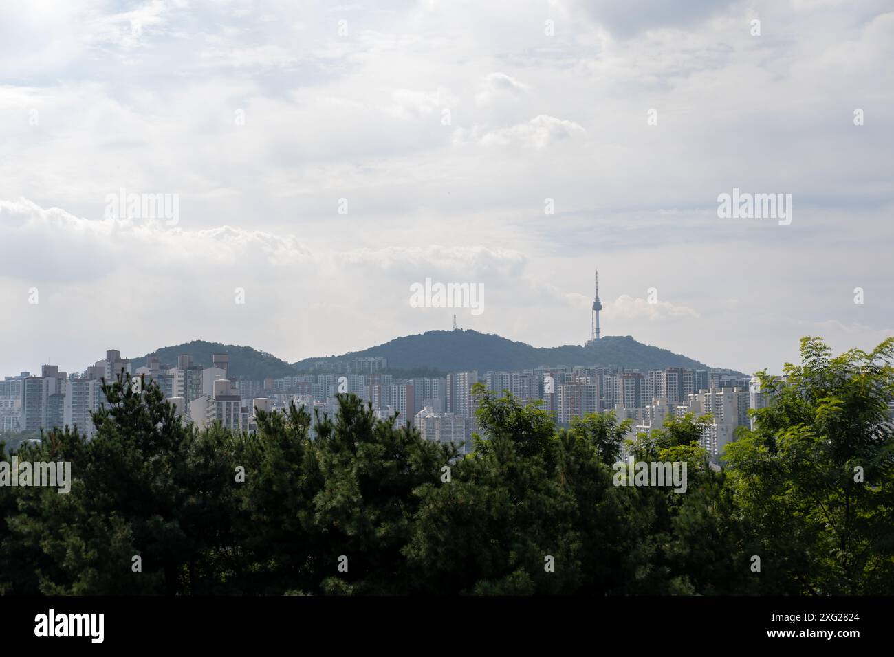 Seoul, South Korea - 31 August 2023: View of Seoul city, from ...