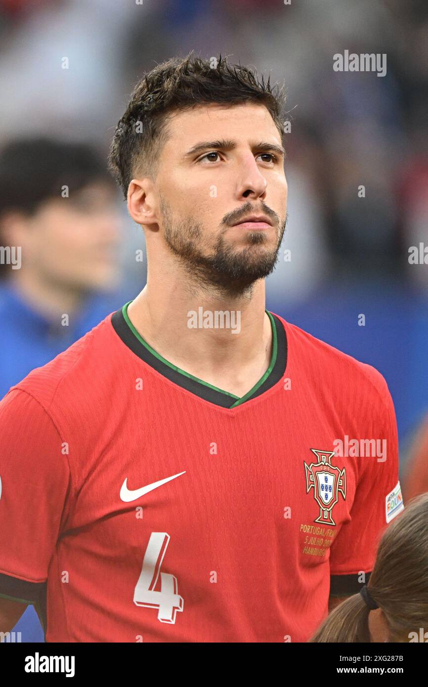 Hamburg, Germany. 5 July, 2024. Cristiano Rúben Dias of Portugal during ...
