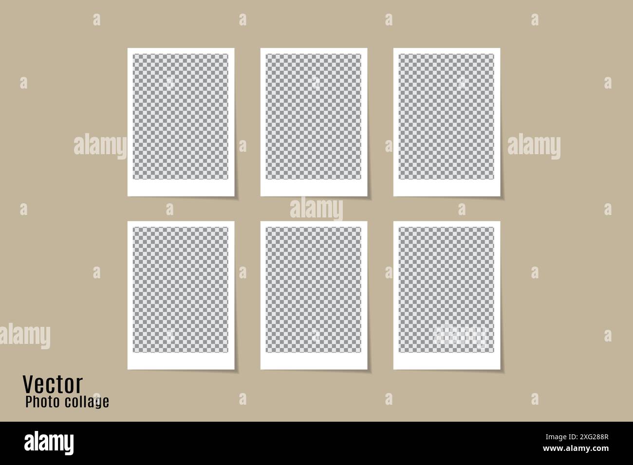 photo collage template vector illustration Stock Vector Image & Art - Alamy