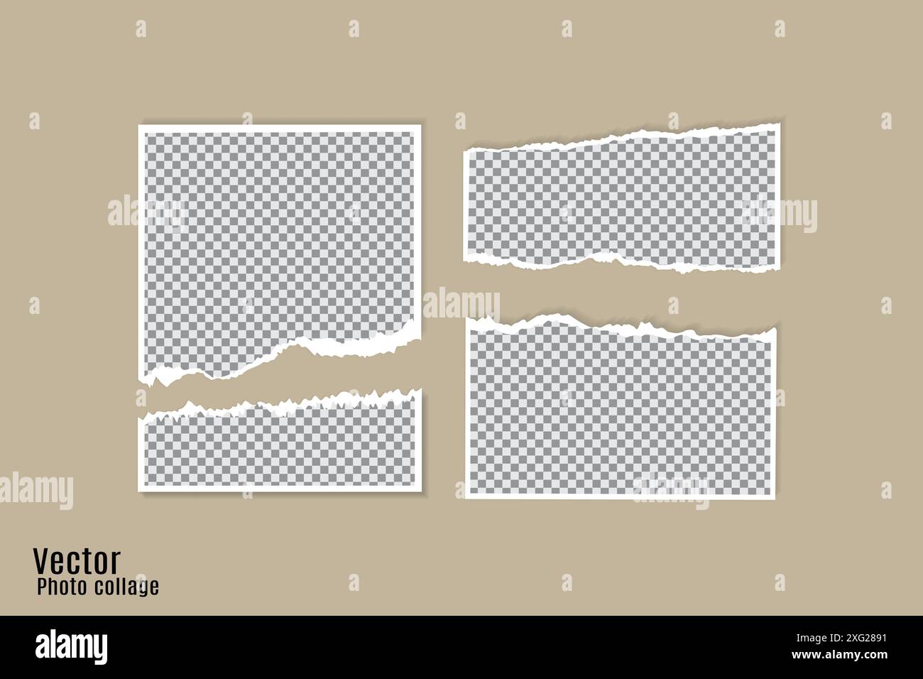 photo collage template vector illustration Stock Vector Image & Art - Alamy