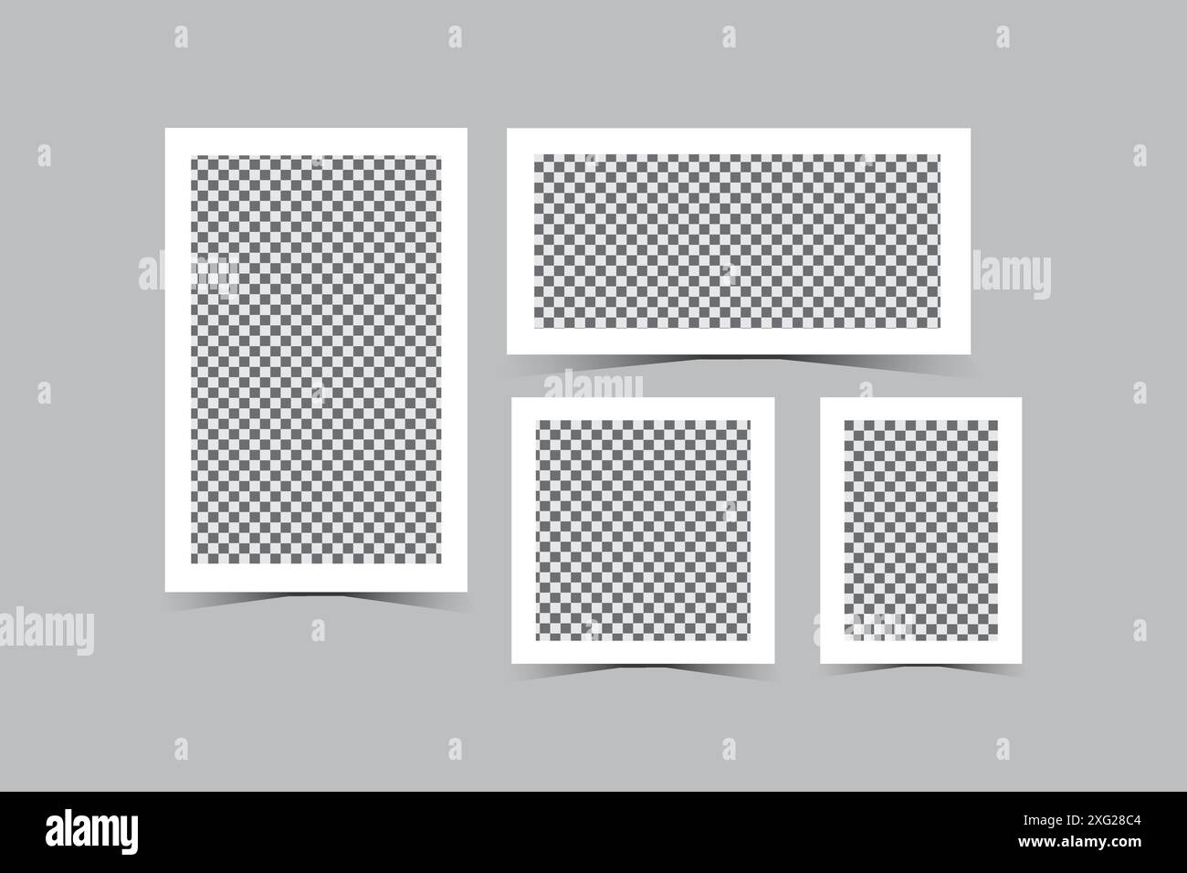 photo collage template vector illustration Stock Vector Image & Art - Alamy