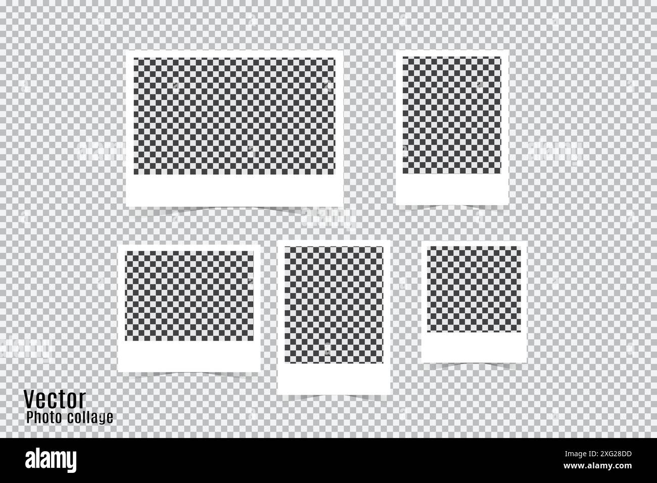 photo collage template vector illustration Stock Vector Image & Art - Alamy