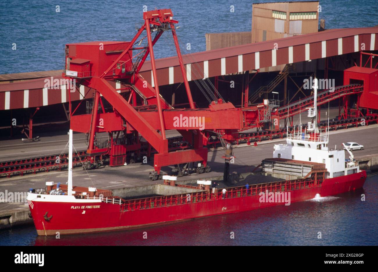 El Musel, port of Gijón. Asturias. Spain Stock Photo - Alamy