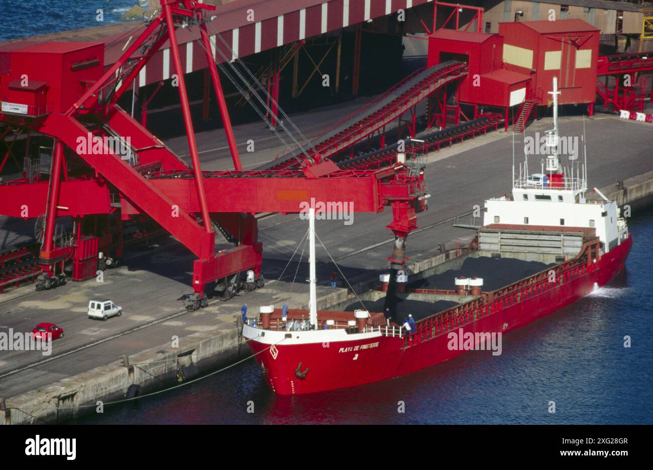 El Musel, port of Gijón. Asturias. Spain Stock Photo - Alamy
