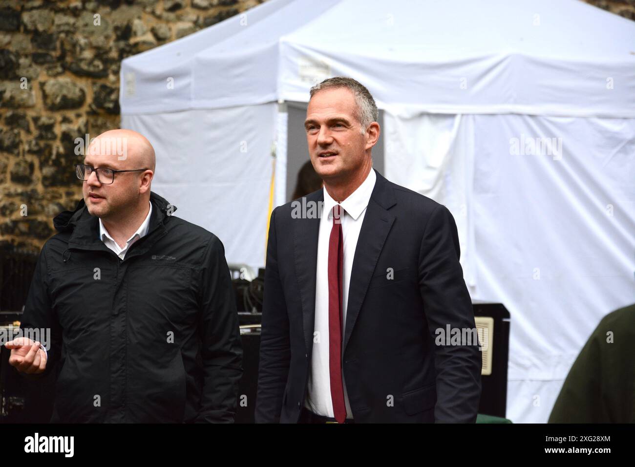 Peter Kyle MP for Hove and Portslade on College Green in Westminster ...