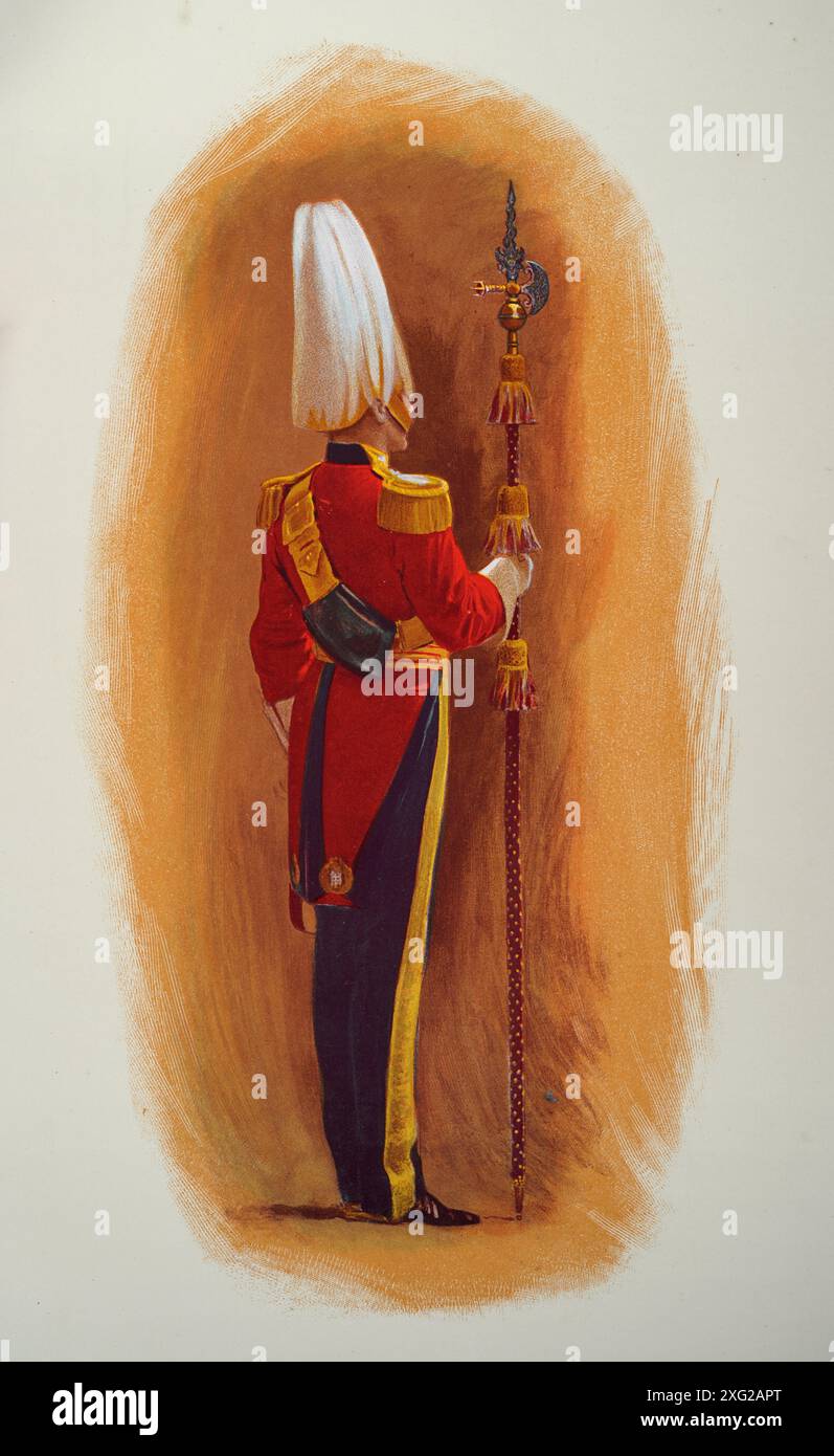 History, Victorian British army military uniforms, Royal Guard, 1890s ...