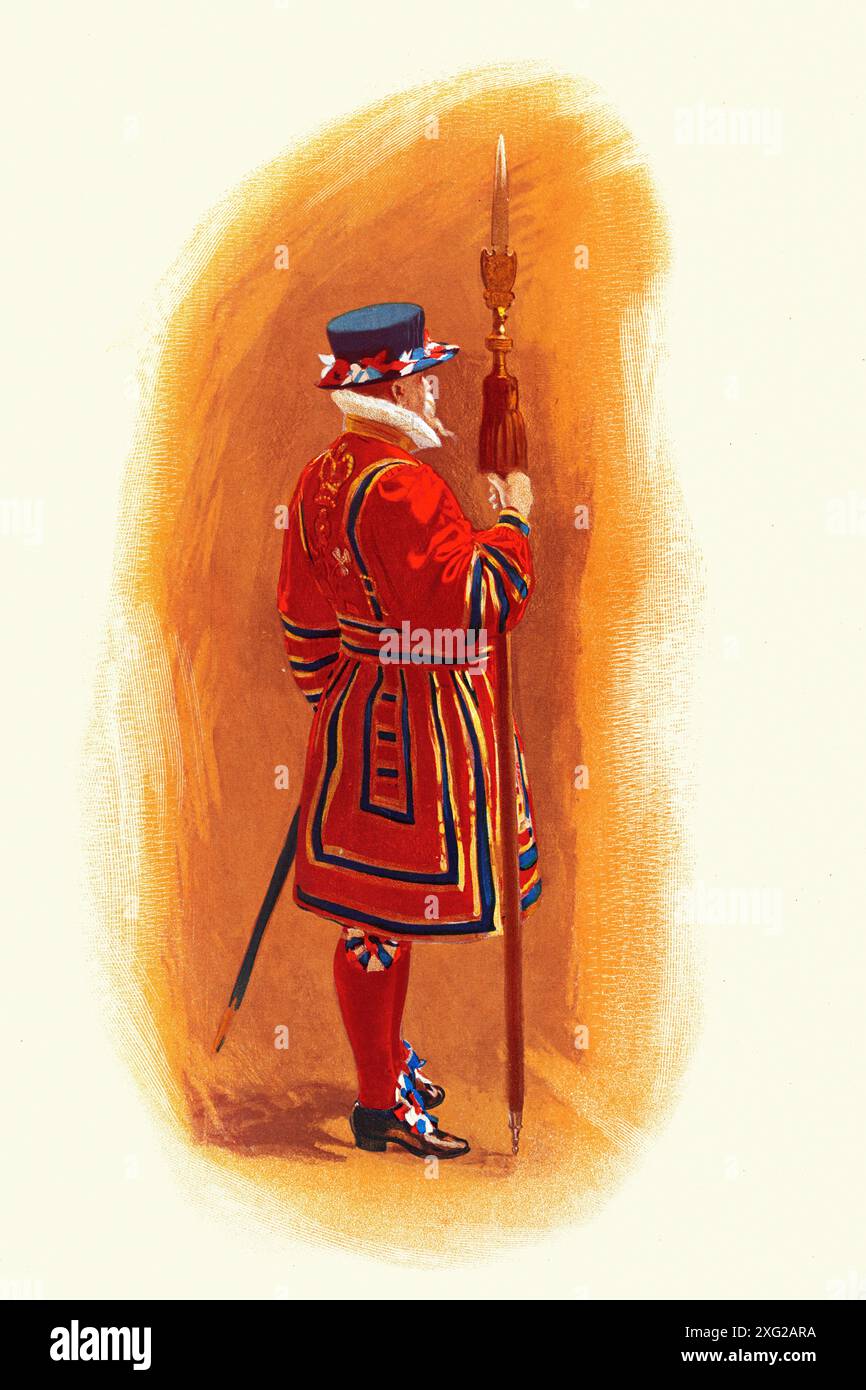 Yeomen Warders, Beefeaters, History, Victorian British army military uniforms, Royal Guard ...